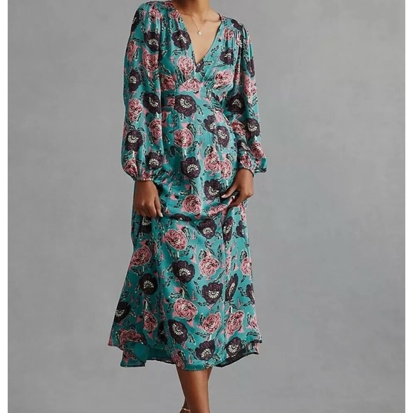 Anthropologie | Dresses | Anthropologie Midi Dress | Poshmark